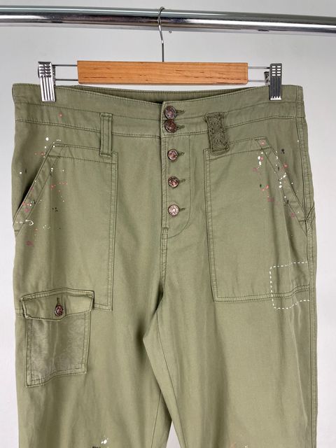 Desigual Paint Splatters Olive Baker Pants – FIFTH