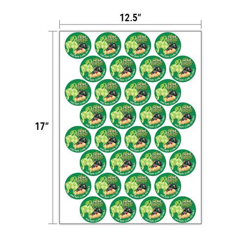 Raya Sticker - [RAYA-02] Round Label 6cm x 6cm – genslabels.com