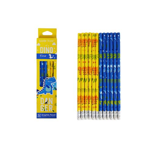 六角HB鉛筆12入-恐龍系列(混款) – 新台整合行銷