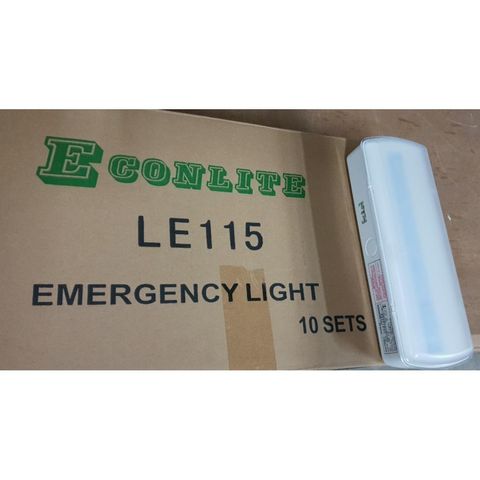 ECONLITE LE-115 LED EMERGENCY LIGHT BOMBA APPROVED – Syarikat Elektrik Combi