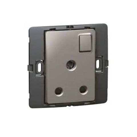 Legrand malia 283528 15a switch socket outlet c/w 1gang frame dark ...