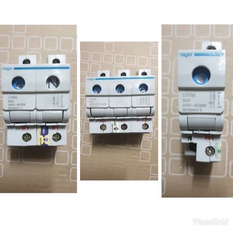 hager 32A / 63A 1P / 1P+N / 3P Switchfuse – Syarikat Elektrik Combi
