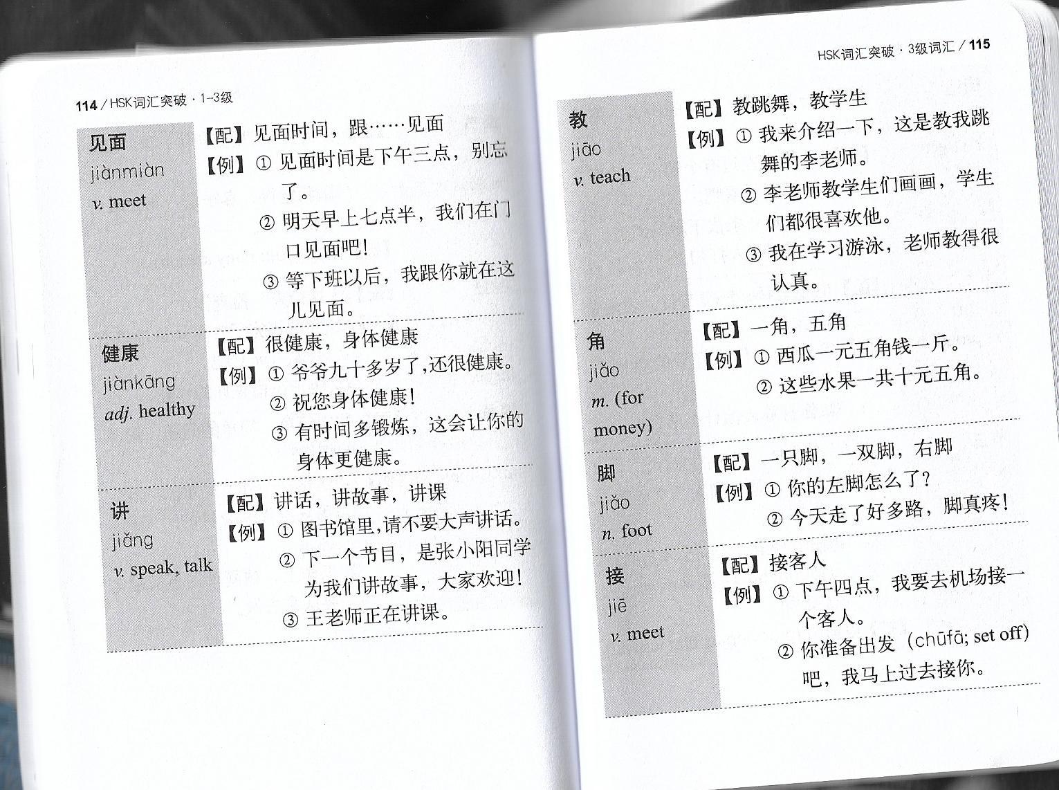 Mandarin Dictionary for HSK Examination: 新 HSK 词汇突破 (1-3 级) Vocabulary ...