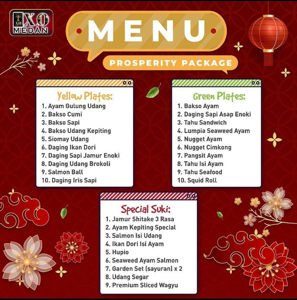 XO Suki Prosperity Package (4-8 Pax) with 200Rb Refundable Deposit – XO ...