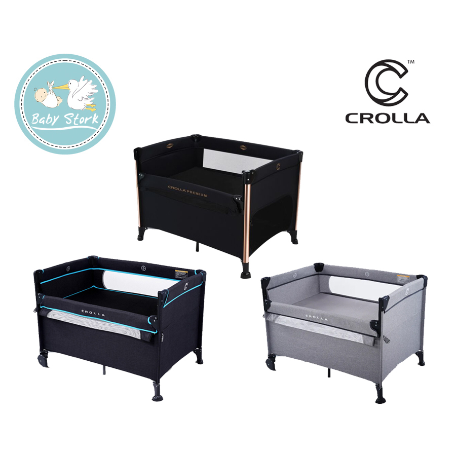 Crolla Ally Playpen - Cloud Grey / Tiffany Blue / Premium Gold – Baby ...