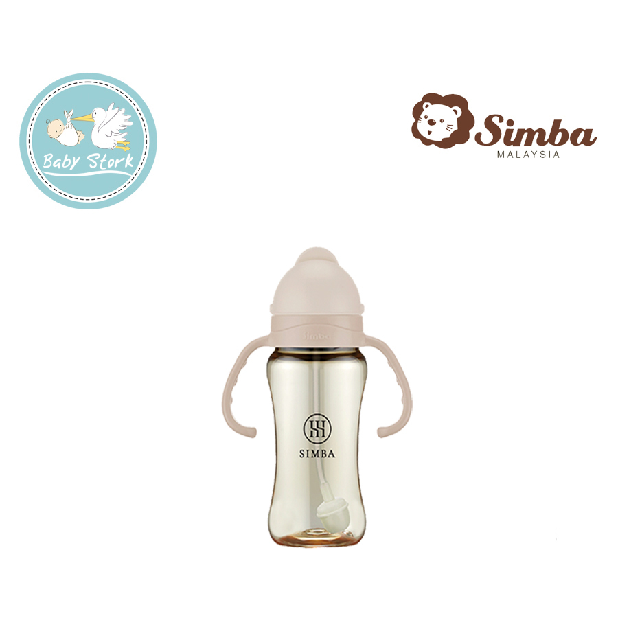 Simba Allonge PPSU Wide Neck With Handle Slider Cup 360ml - Pink / Beige / Purple – Baby Stork ...