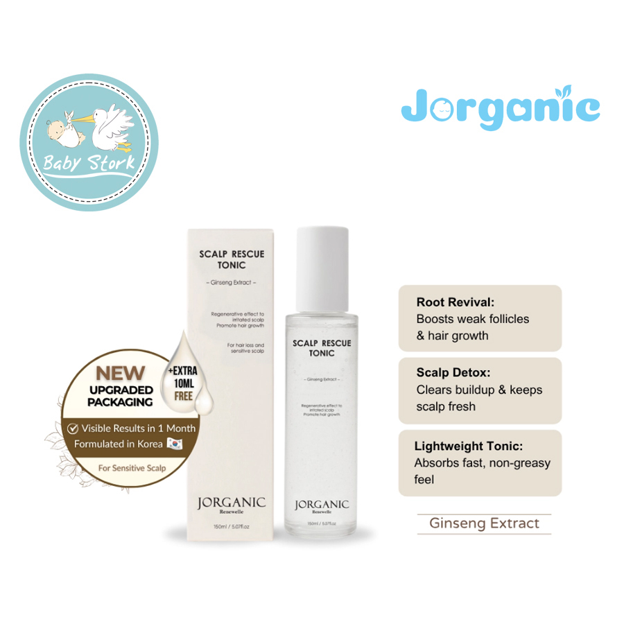 Jorganic Renewelle Scalp Rescue Tonic 150ml – Baby Stork (MRI2015/1030)