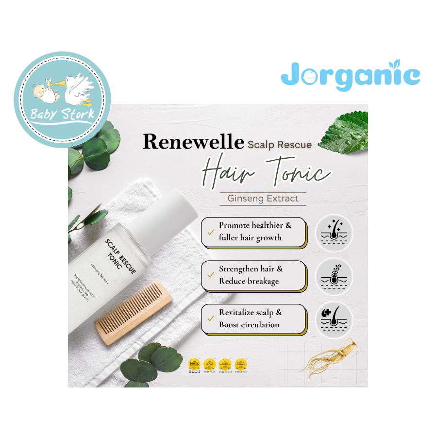 Jorganic Renewelle Scalp Rescue Tonic 150ml – Baby Stork (MRI2015/1030)
