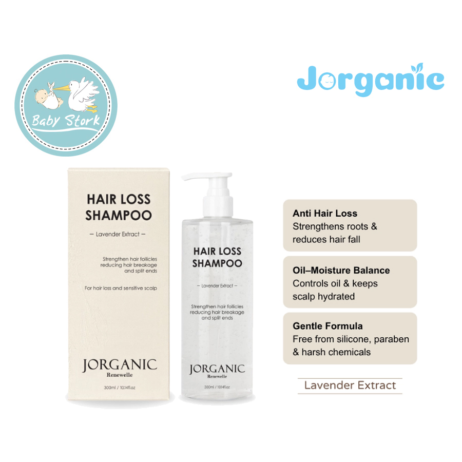 Jorganic Renewelle Anti-Hair Loss Shampoo 300ml – Baby Stork (MRI2015/1030)