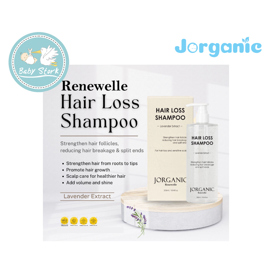 Jorganic Renewelle Anti-Hair Loss Shampoo 300ml – Baby Stork (MRI2015/1030)