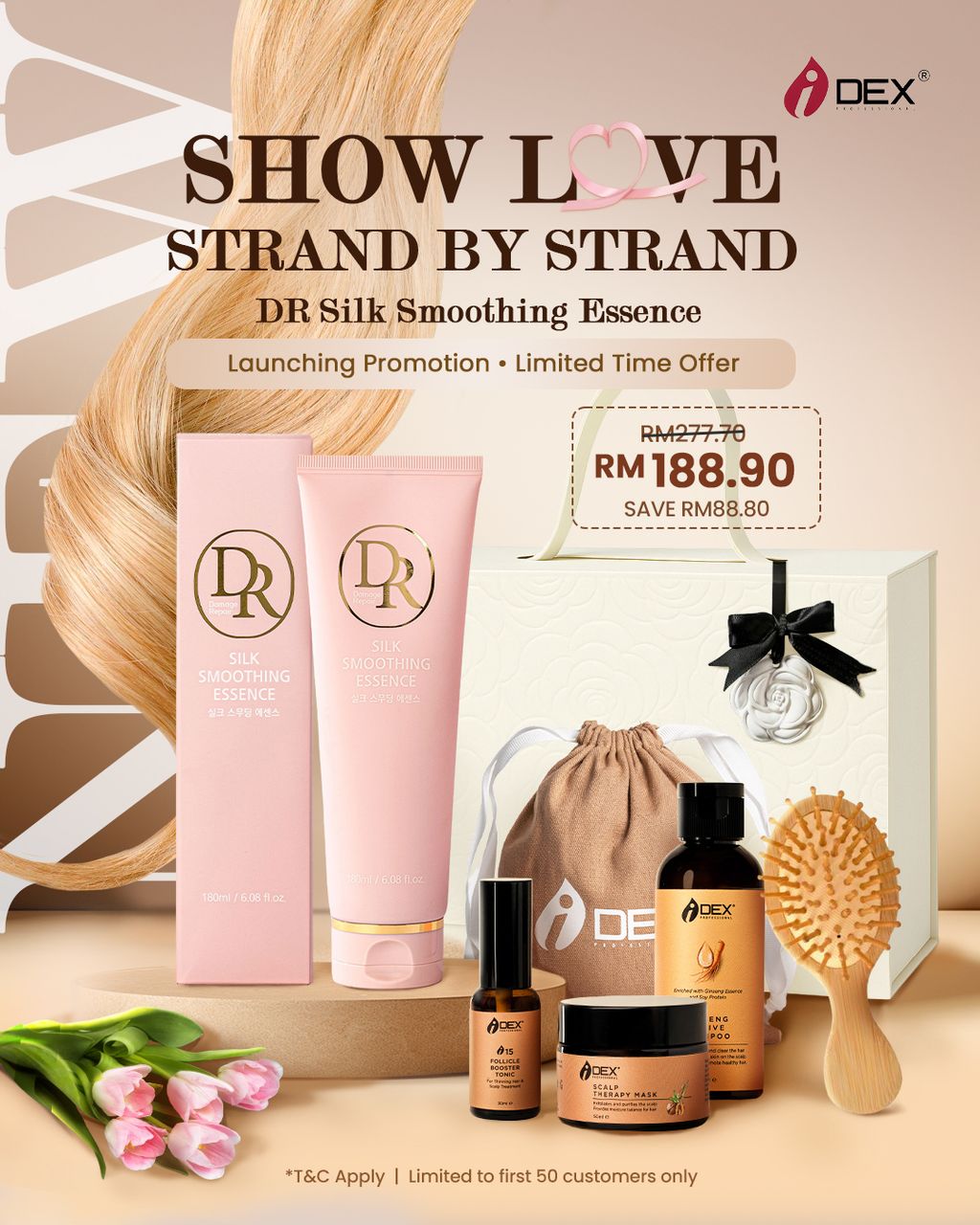 IDEX Platinum DR Silk Smoothing Essence 180ml – IDEX Professional