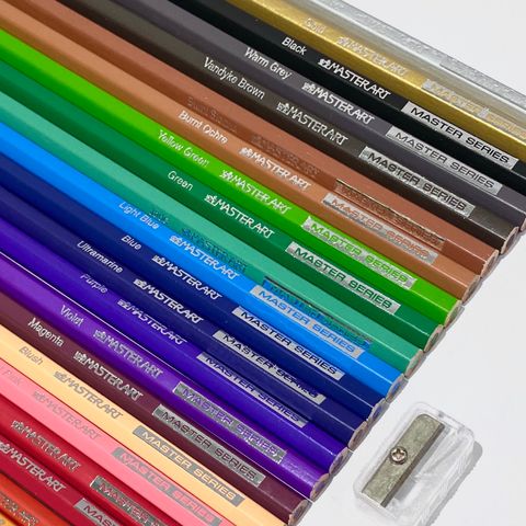 Master Art Master Series Colour Pencil 24 Colours – Bunkuya