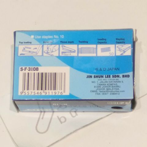 FASTER Mini Stapler No.10 SF-3108 – Bunkuya