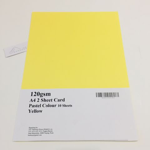 Pastel 2 Sheet Card 120gsm A4 – Bunkuya