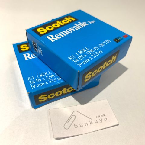 3M Scotch 811 Removable Tape 32.9 Yards – Bunkuya