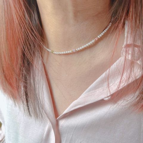 L1335 : Dainty Pearl Necklace – Lynette Lee Jewellery