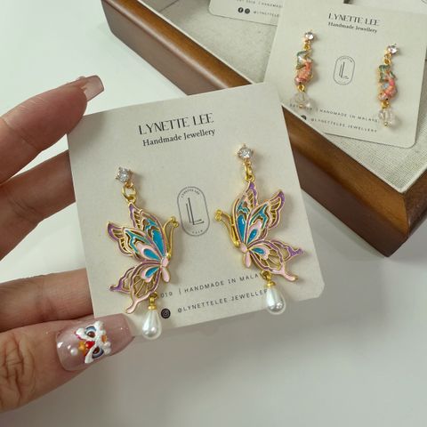 L1732 (CNY 2025) Golden Harmony Earring Series – Lynette Lee Jewellery