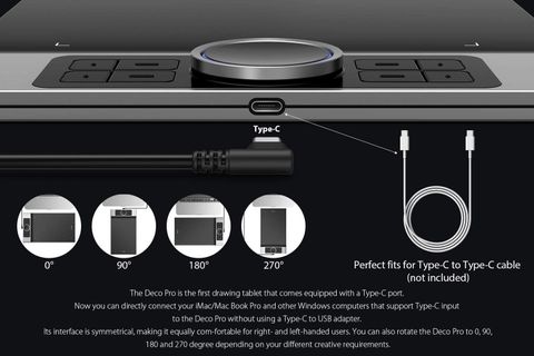 XP-PEN Deco Pro Small Graphics Drawing Tablet Ultrathin Digital Pen ...