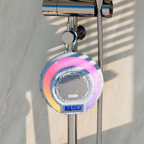 Tribit AquaEase Shower Bluetooth Speaker with microphone , LED clock ...