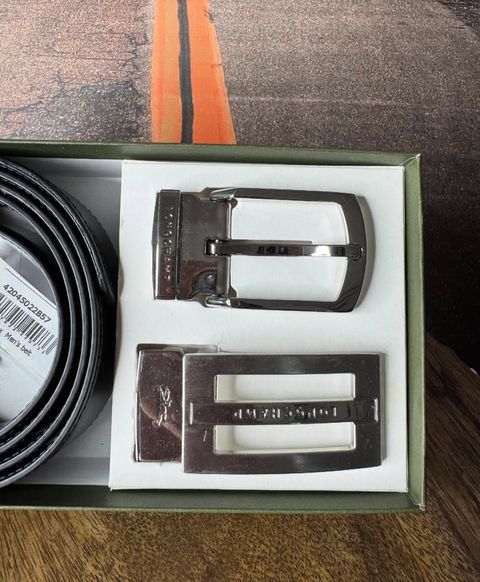 LONGCHAMP BELT SET BLACJ – USA With Love