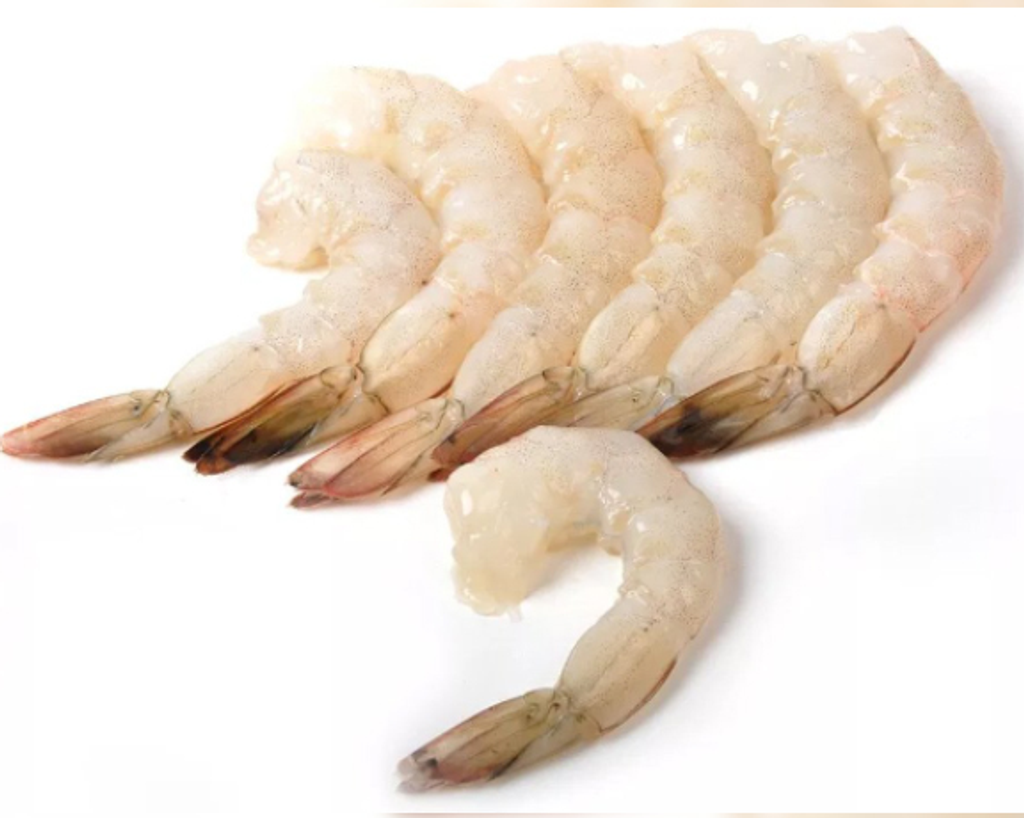 Vannamei Prawn Meat Tail On 31 40 1kg Pkt Nw 350gm Pkt Shinn Grocer