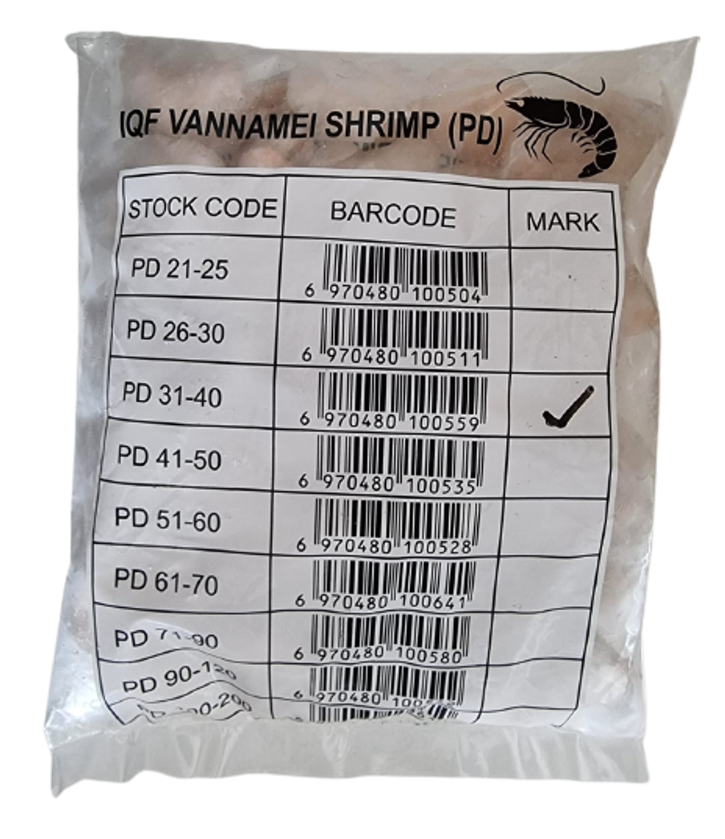 Vannamei Prawn Meat 31 40 1kg Pkt Nw 350gm Pkt Shinn Grocer