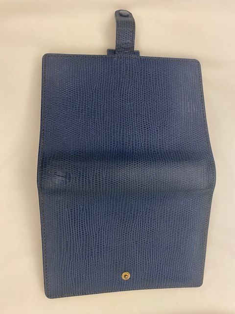 英國Filofax 飛來仕 real calf leather blue pocket size 手帳 – Avecstyloplume