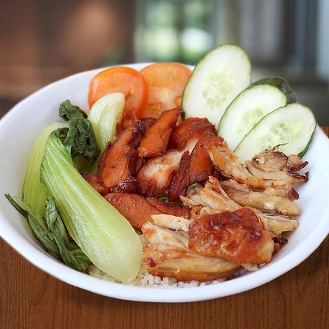 Chicken Char Siew + Roasted Chicken with rice – Olive Tree