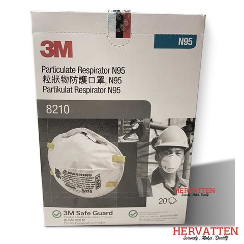 3M 8210 Particulate Respirator N95 100% Original (Pieces) – Hervatten Malaysia