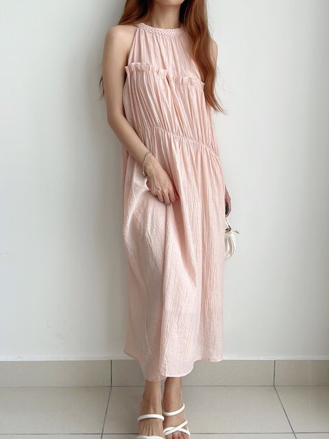 Windy midi cut dress – geeestudio