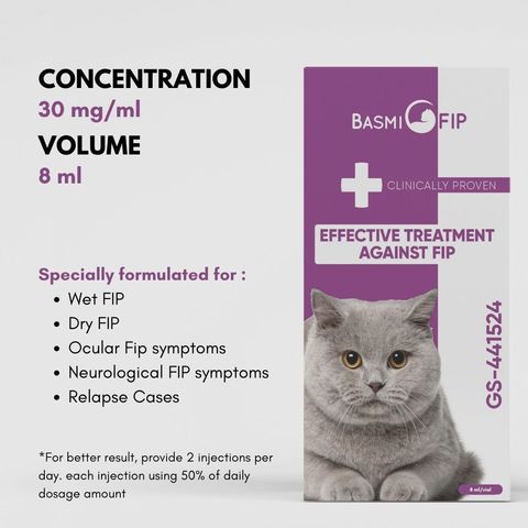 GS-441524, 30mg/ml concentration, 8ml – BASMI FIP Malaysia | Official ...