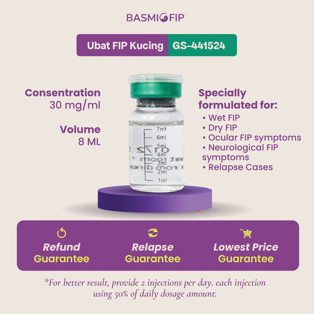 GS-441524, 30mg/ml concentration, 8ml – BASMI FIP Malaysia | Official ...