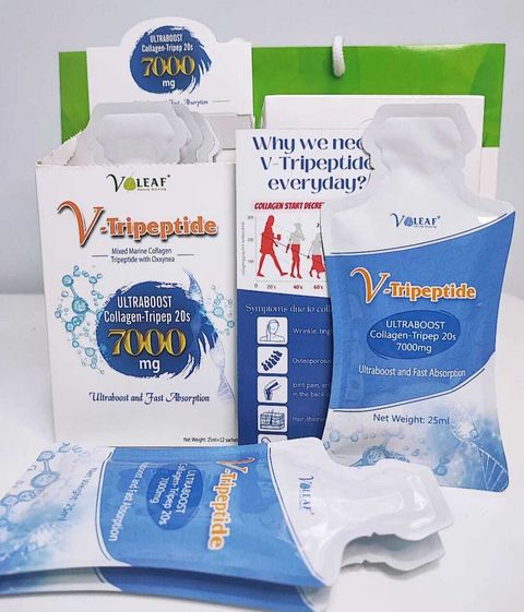 V-Tripeptide - Ultraboost Collagen-Tripep 20s 7000mg (25ml x 12 sachets ...