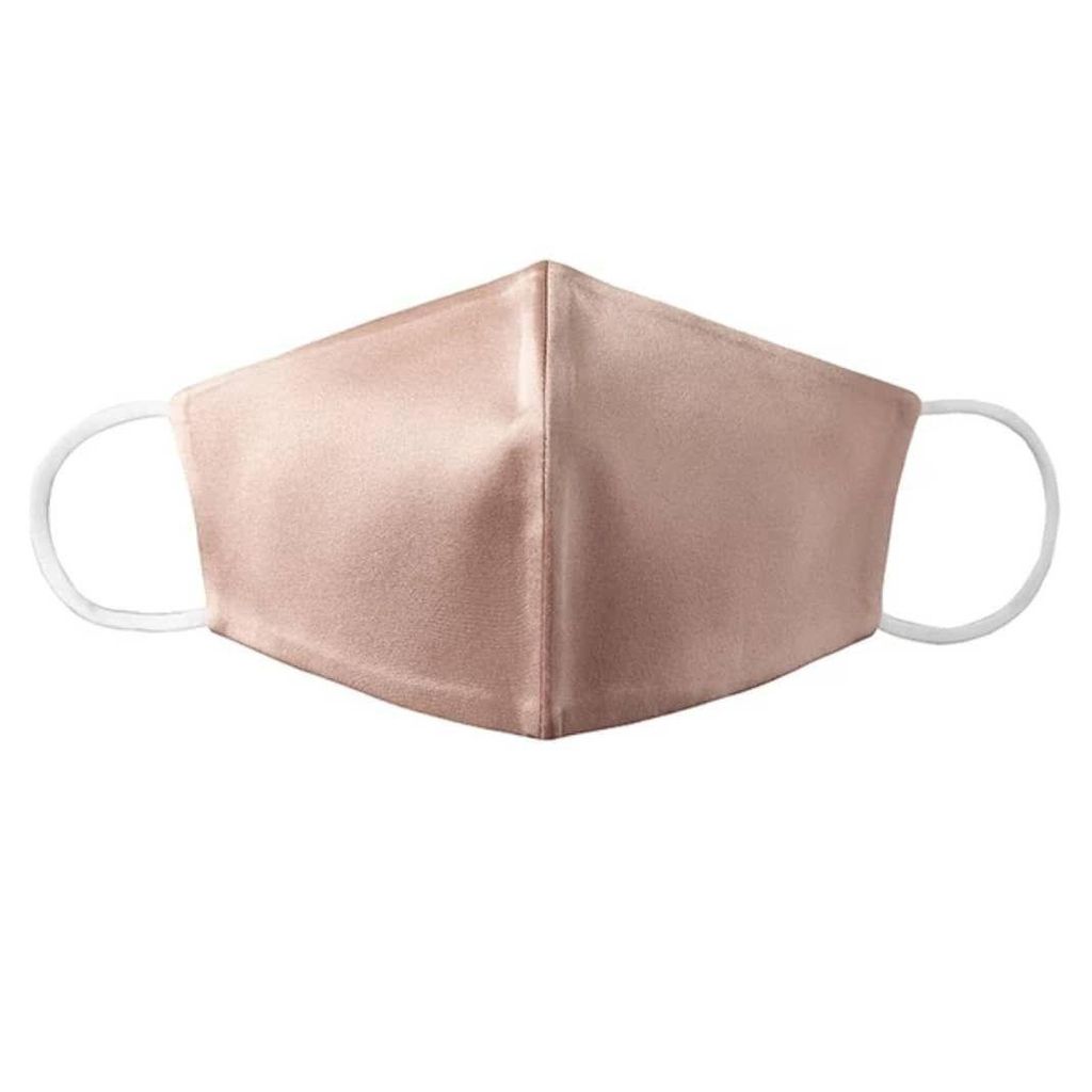 Rose Gold Silk Face Mask – Silkrush