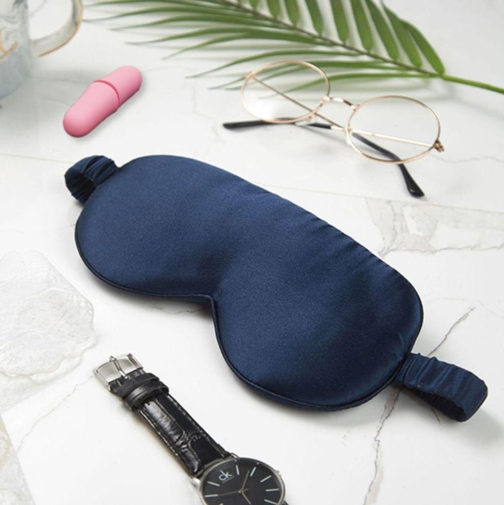 Midnight Blue Silk Eye Mask – Silkrush