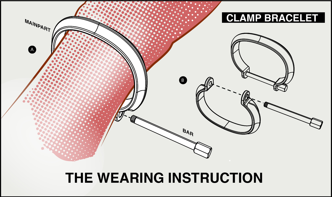 CLAMP_BRACELET_BLACK – DRILLING LAB