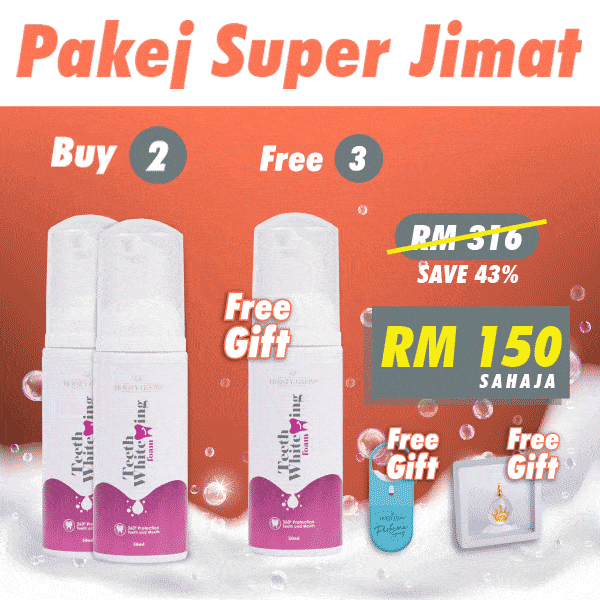 PAKEJ PROMOSI : BUY 2 GET 3 FREE ITEM (GIFT TEETH WHITENING + GIFT ...