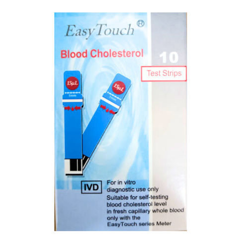 Easy Touch BLOOD CHOLESTEROL Test Strips EXP DATE: JULY 2026 – Supplier Man