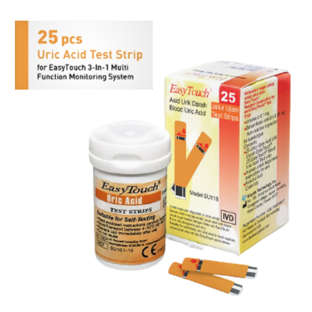 Easy Touch Uric Acid Level Test Strips Exp Date Oct 2025 Skct 230102