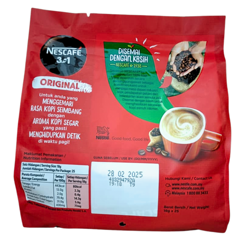 Nescafe 3 In 1 Original *SKCT-20032401* – Supplier Man