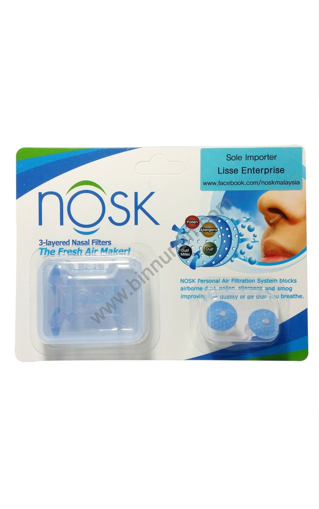 NOSK Nasal Filter (1 Pad) – BinNurdin Butik Kelengkapan Haji dan Umrah