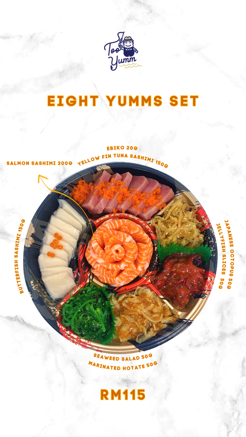 The Eight Yumms (630g) – Too Yumm Seafood - The Delightful Taste To ...