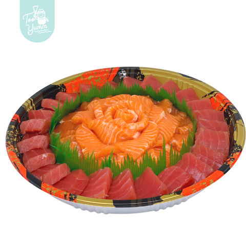 Mixed Party Pack Salmon Tuna Sashimi 刺身 ( 1kg + Ikura ) – Too Yumm ...