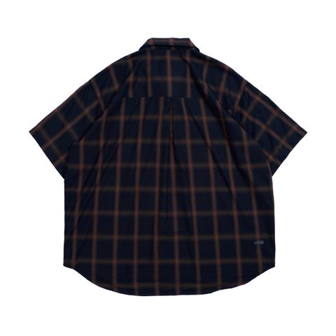 Centralpark.4pm Plaid H/S zip shirt (Midnight Blue) – NEXHYPE