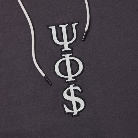 Wall of Sound 4:08/“SLITHER” FRATERNITY LETTERS HOODIE (SLATE SHADOW ...
