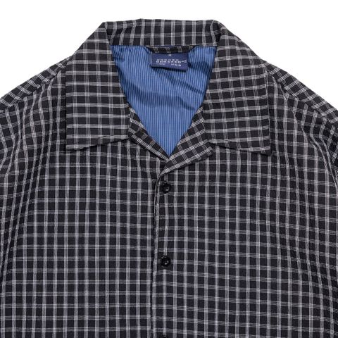 CentralPark.4pm Seesucker Pocket Shirt’25 (Dark Grid) – NEXHYPE