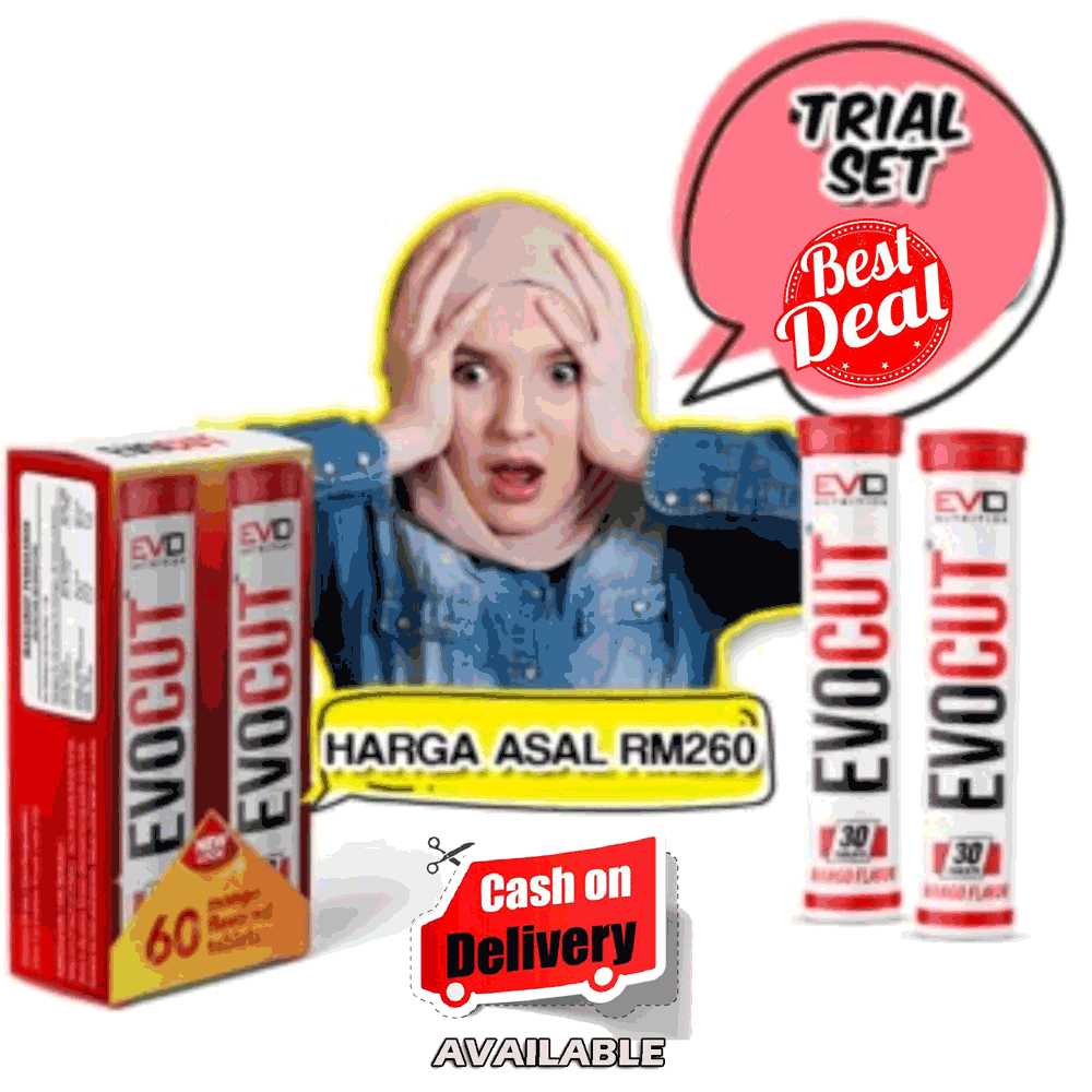 Pakej Trial (1 Set = 2 Botol) – Evoten Nutrition