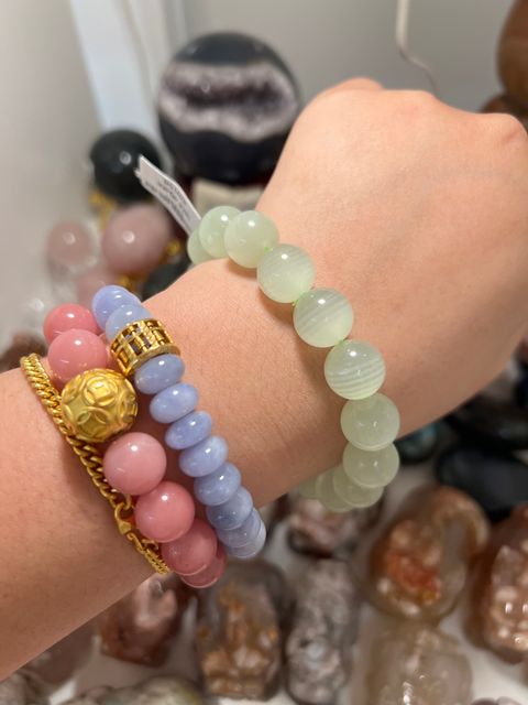green lace agate 12.2mm 绿纹玛瑙 – Moritabear Sdn Bhd