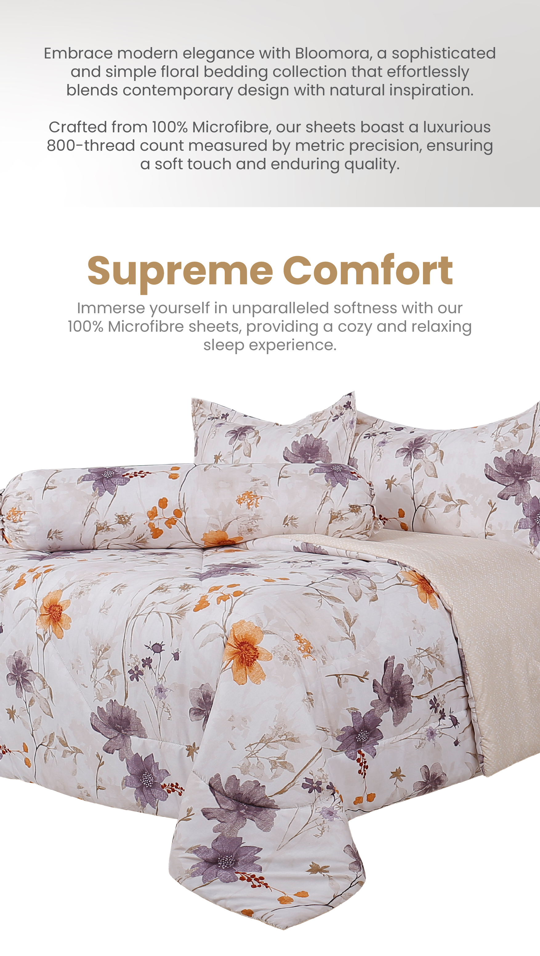 BLOOMORA: Premium Comforter Sheet Collection – SulteraXclusive