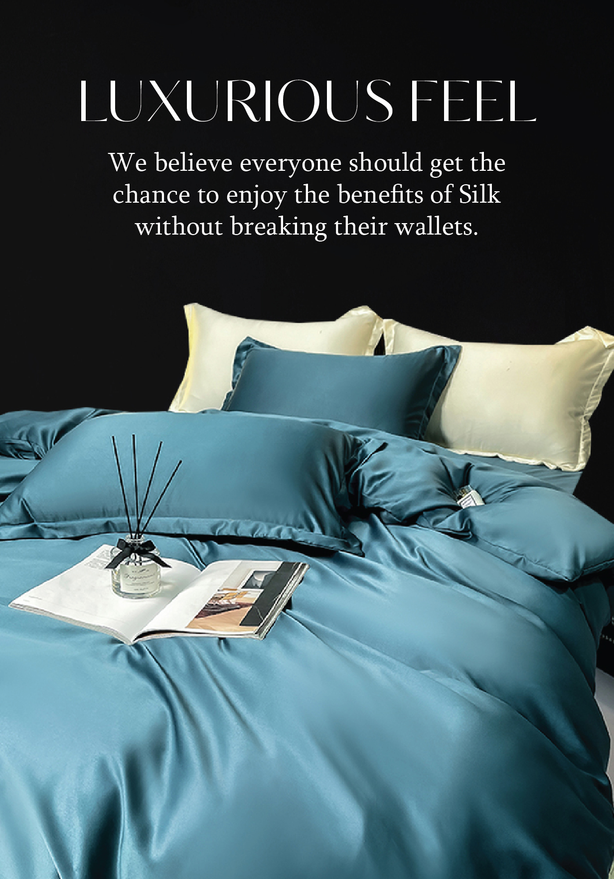 SUAVE - European Ice Silk Plain Series Bed Sheet – Sultera Exclusive